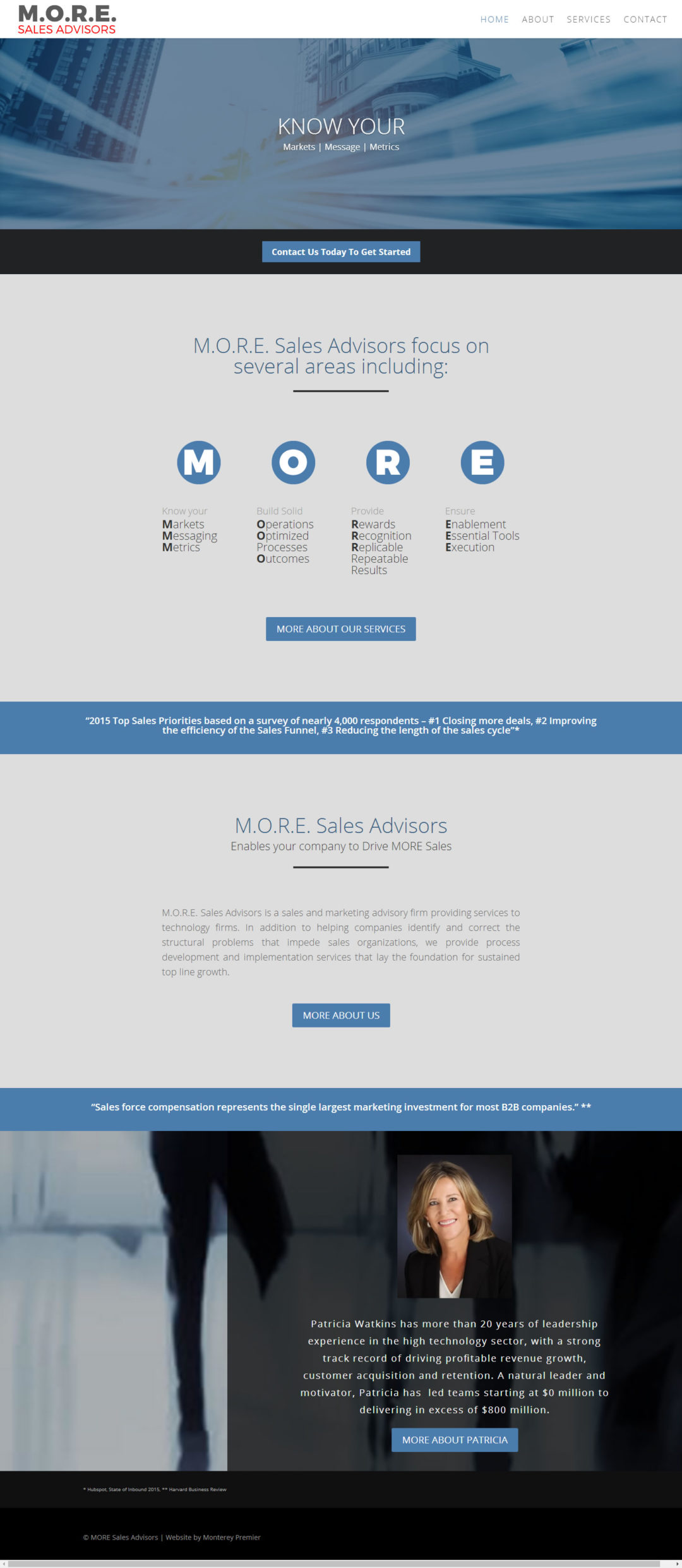 MORE Sales Advisors | Monterey Premier Website Design