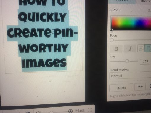 How to Quickly Create Pin-Worthy Images From Scratch