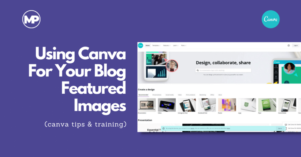 Using Canva.com For Your Blog Featured Images - Monterey Premier